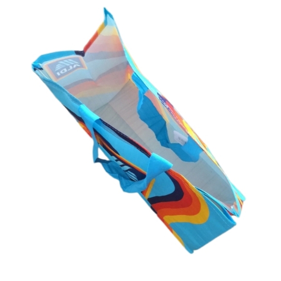 Aldi | Bags | Aldi Rainbow Swirl 4x Graphic Print Design Recycled ...